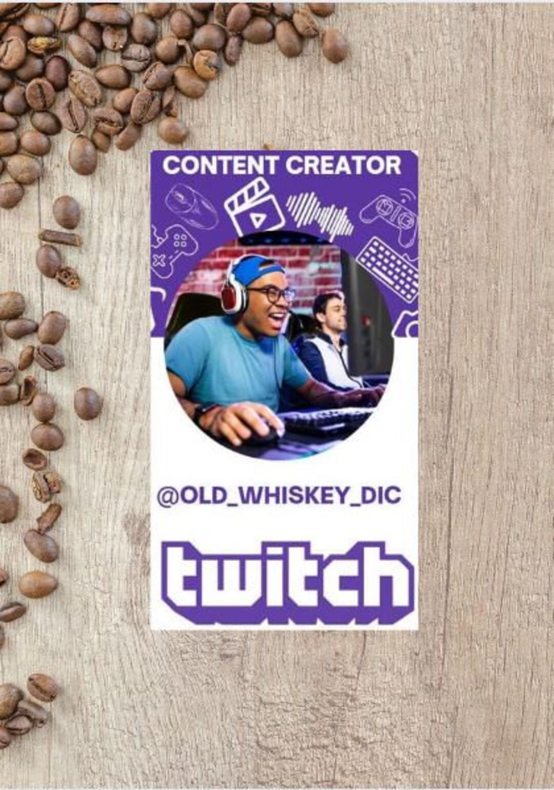 Custom Twitch Content Creator ID - Etsy