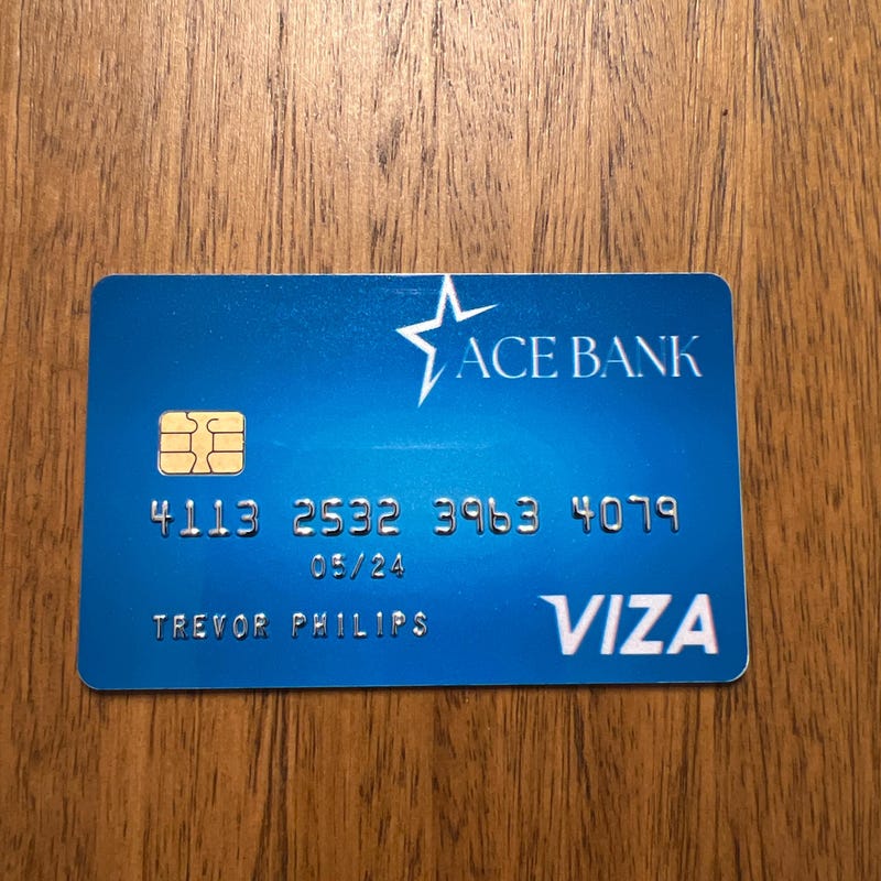 Debit Card Business Card - Etsy