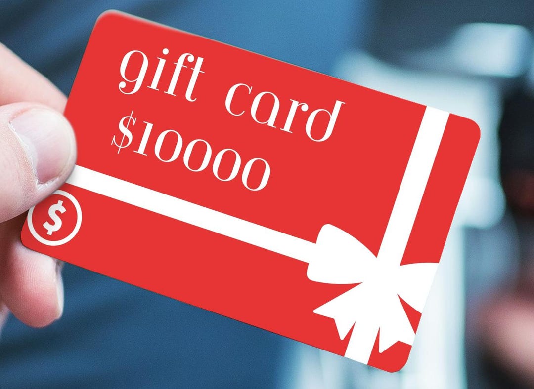 Custom Prank Gift Card - Etsy