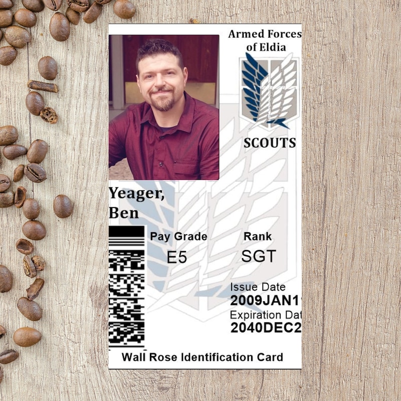 Army Id Card - Etsy