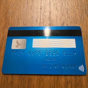 Custom Movie Prop Play Credit Card - Etsy