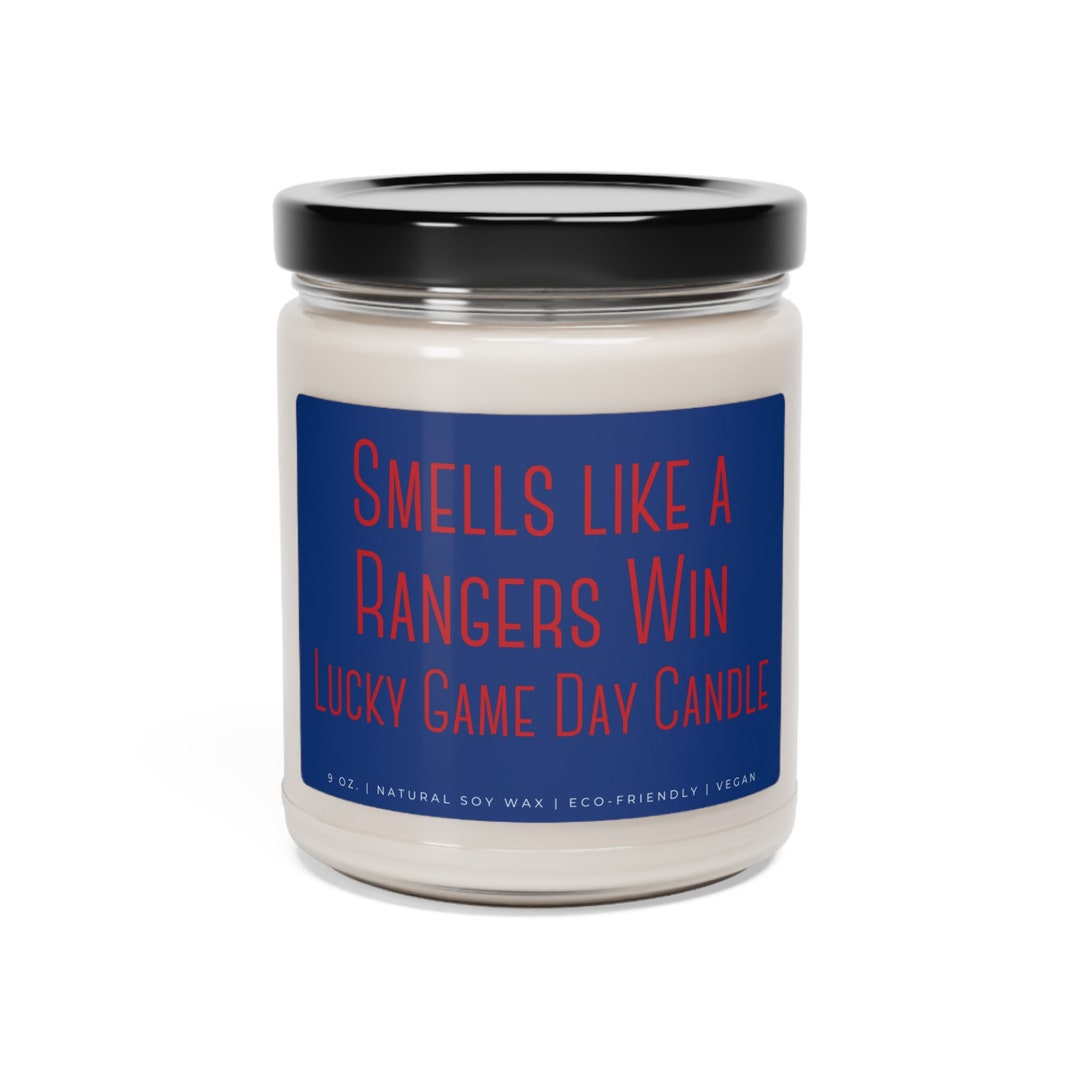 Smells Like an Rangers Win Lucky Game Day Candle for Rangers Fan ...