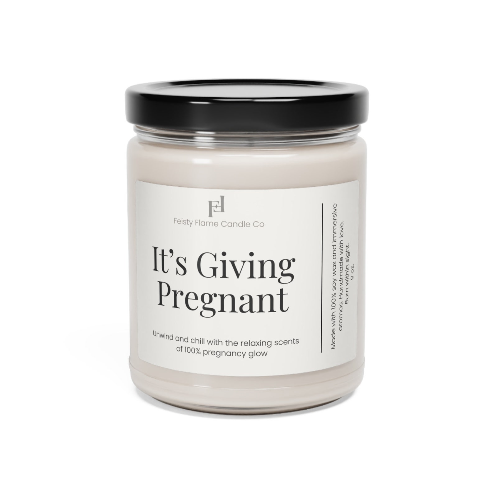 Pregnancy Gift, Soy Wax Candle for Future Mom, Funny Baby Shower Gift ...