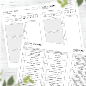 D&D Social Interaction RP Mini-game / Deck of Bonding Game / Dungeons ...