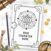 DND Character Sheet Journal 5e, Printable DND Journal, Dungeons ...