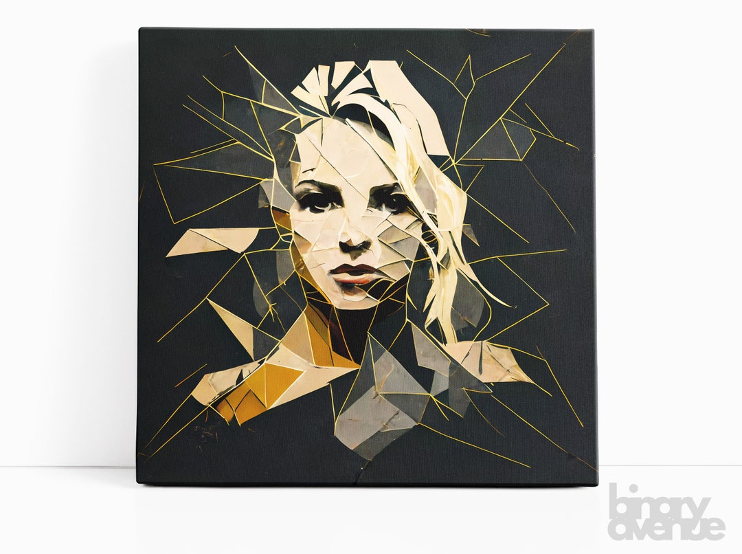 Britney Spears Pop Icon Digital Download Modern Art Wall Print T For New Home Small Business