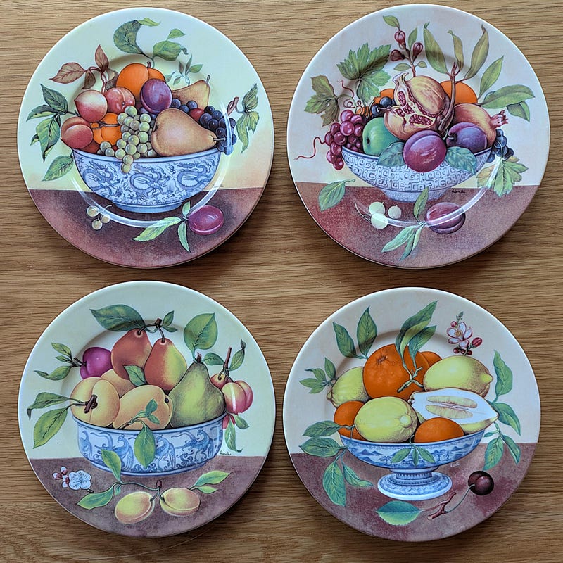 Vintage Limoges Hand Painted Plates - Etsy