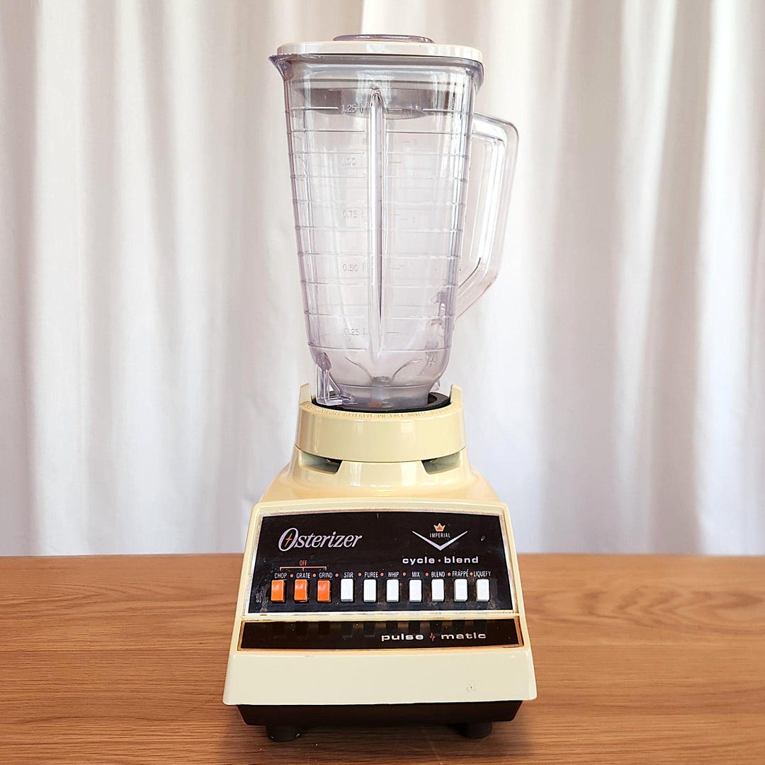 Vintage Osterizer Imperial Cycle-blend Blender | Retro 1970s Kitchen ...