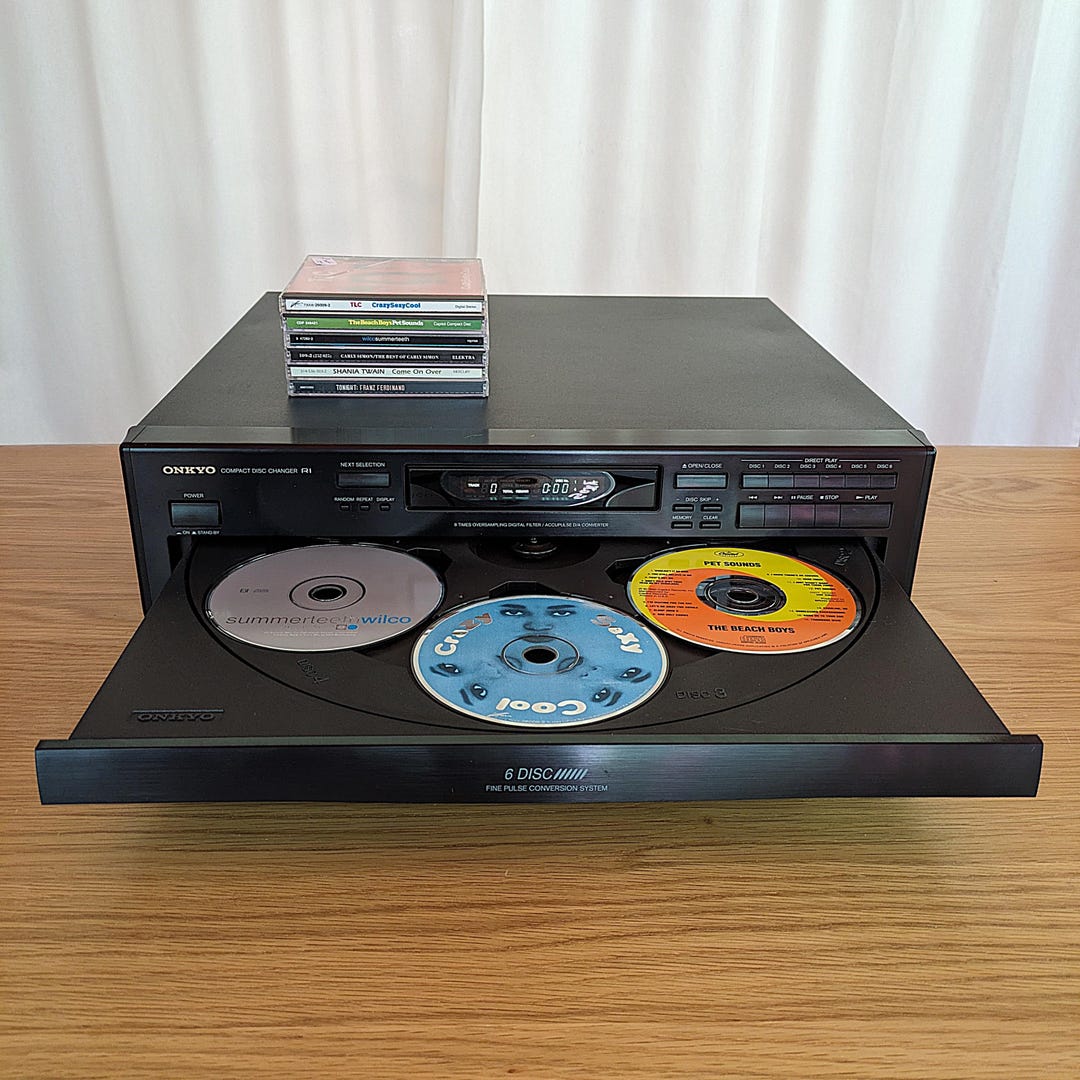 Vintage Onkyo DX-C220 6-disc Carousel CD Player 1995, Hifi Stereo ...