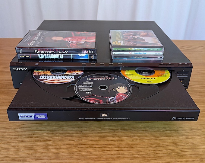 Sony 5 Disc DVD CD Player Changer DVP-NC85H 1080i No Remote Tested ...