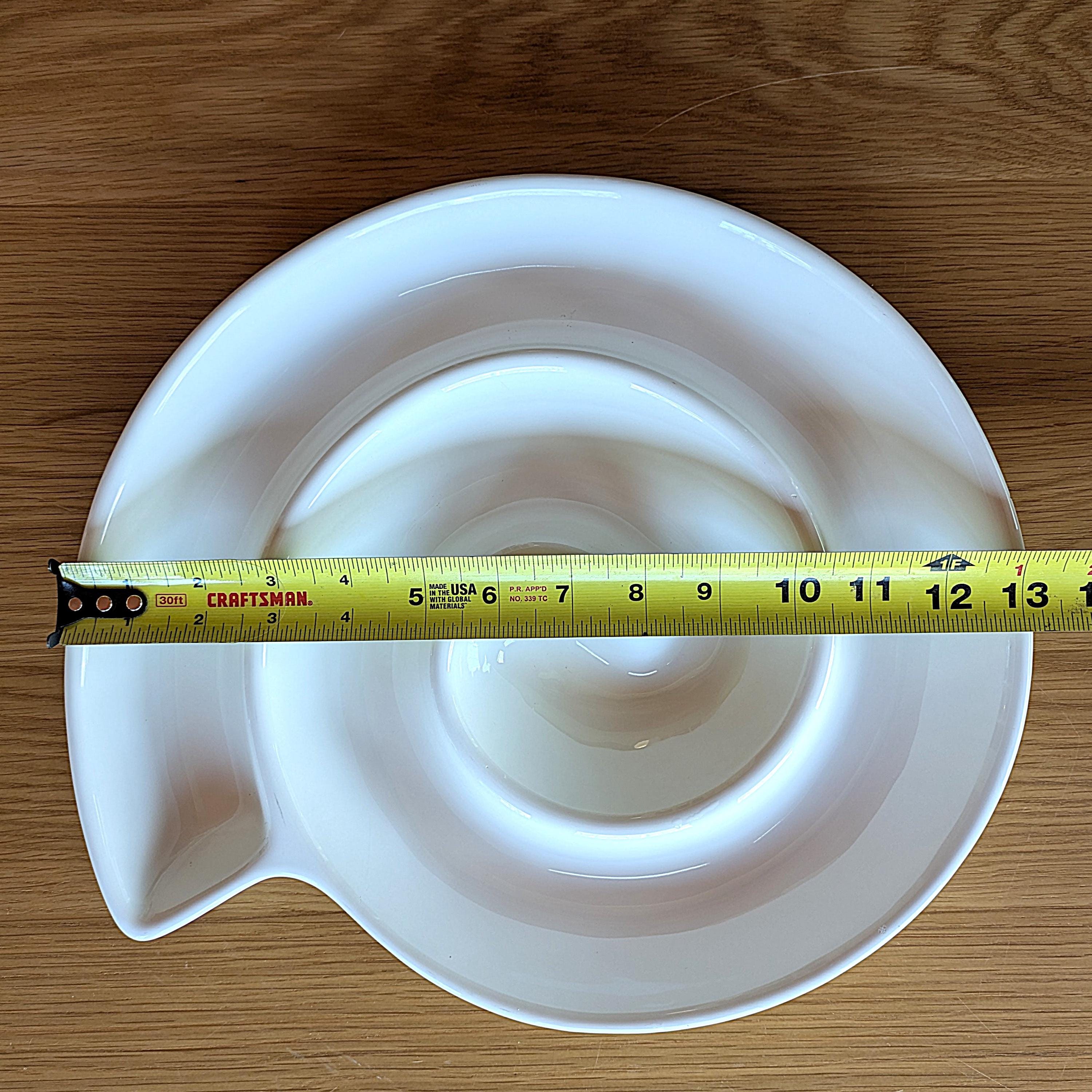Vintage Seashell Spiral Serving Plate Set – 13" Portugal + 6.5" Crate ...