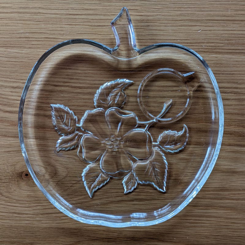 Glass Apple Hazel Atlas - Etsy