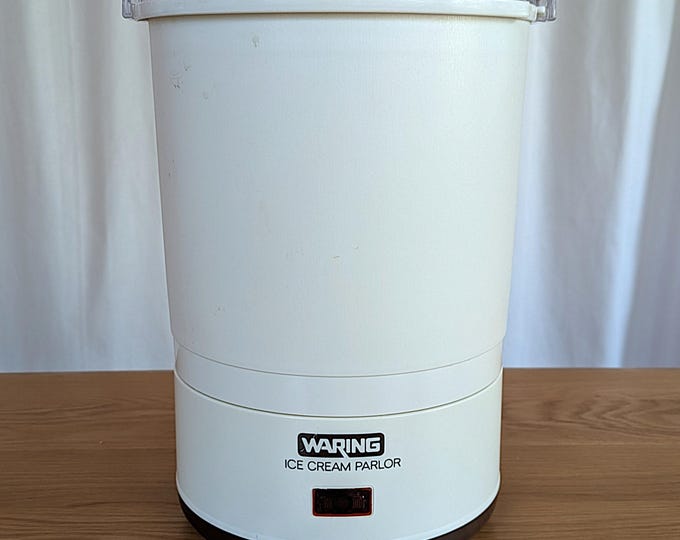 Vintage 1970s Waring Ice Cream Parlor Maker Model 11CF10 - Functional ...