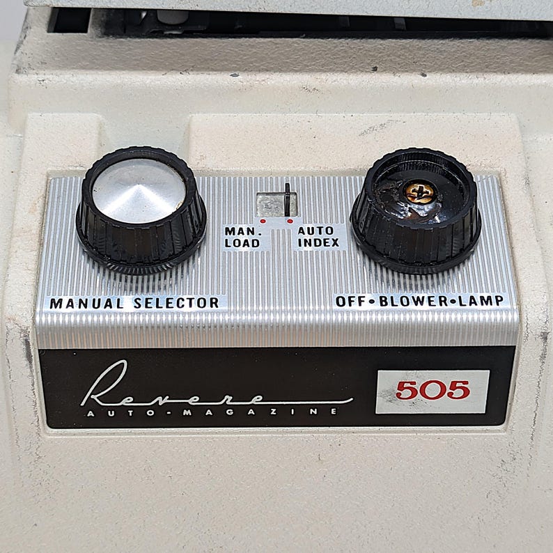 Vintage 1950s Revere 505 Slide Projector With Case - Etsy