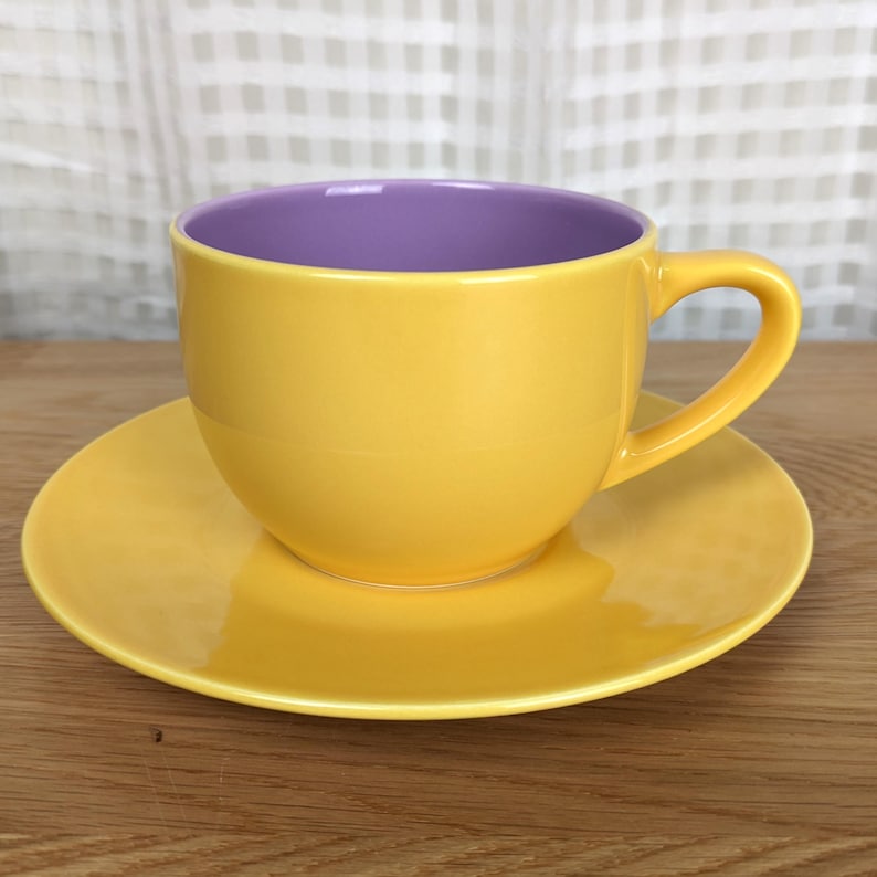Vintage Pagnossin Italian Coffee Cup and Saucer: Mix and Match Colors ...