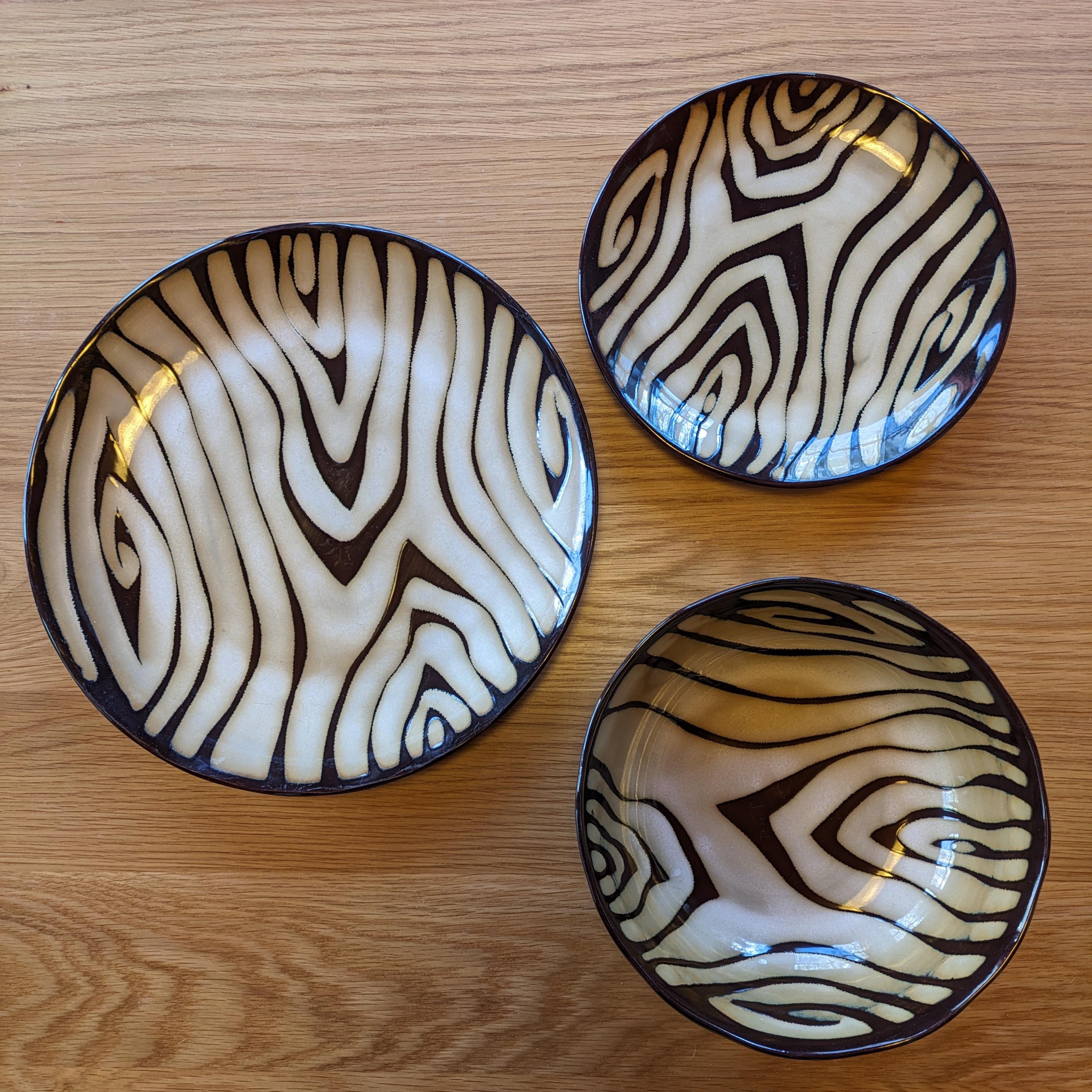 Vintage "kenya" 00's by Target Home Collection Zebra Print Dinnerware ...