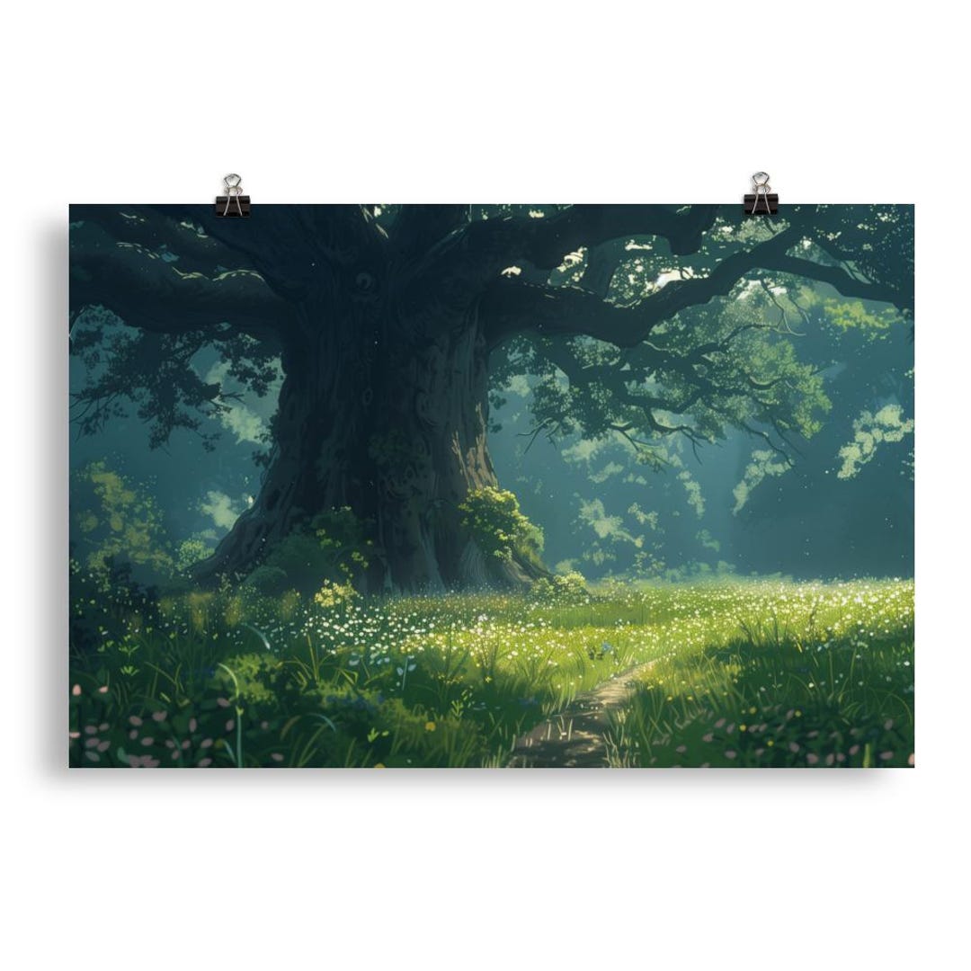 Art Print - Ancient Guardian Tree - Etsy
