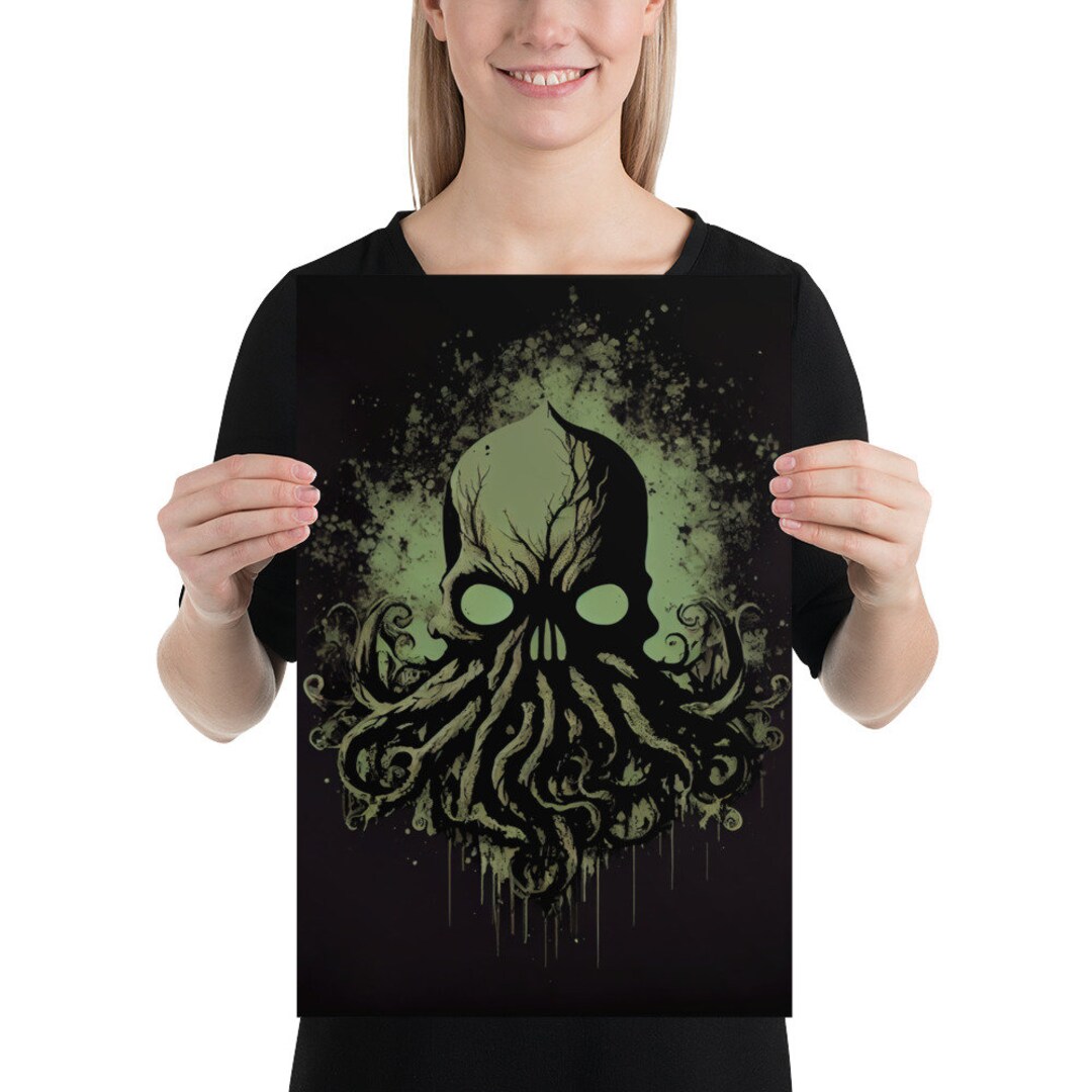 Art Print - Cthulhu - Wall Poster - Etsy