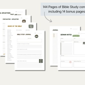 Digital Bible Study Guide and Journal | Prayer Journal | Reading Plan ...