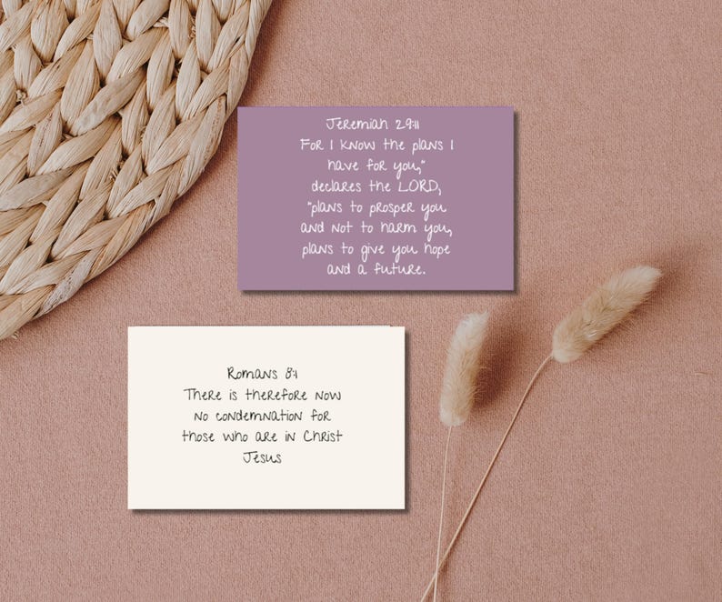 32 Printable Bible Verse Cards, Digital Download, Printable Christian ...