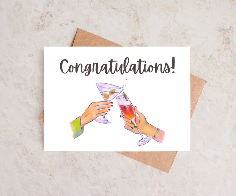 Congratulations Card Printable Card Printable Congrats Card Digital ...