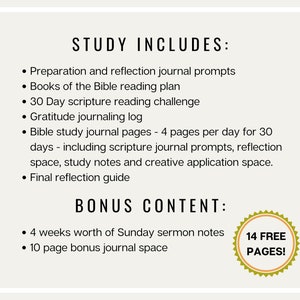 Digital Bible Study Guide and Journal | Prayer Journal | Reading Plan ...