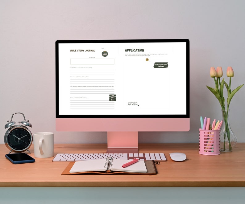 Digital Bible Study Guide and Journal | Prayer Journal | Reading Plan ...