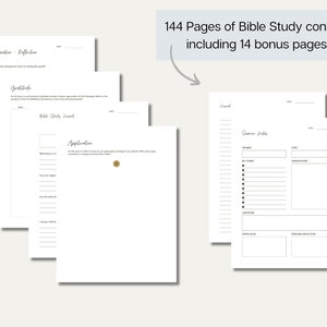 Digital Bible Study Guide and Journal | Prayer Journal | Reading Plan ...