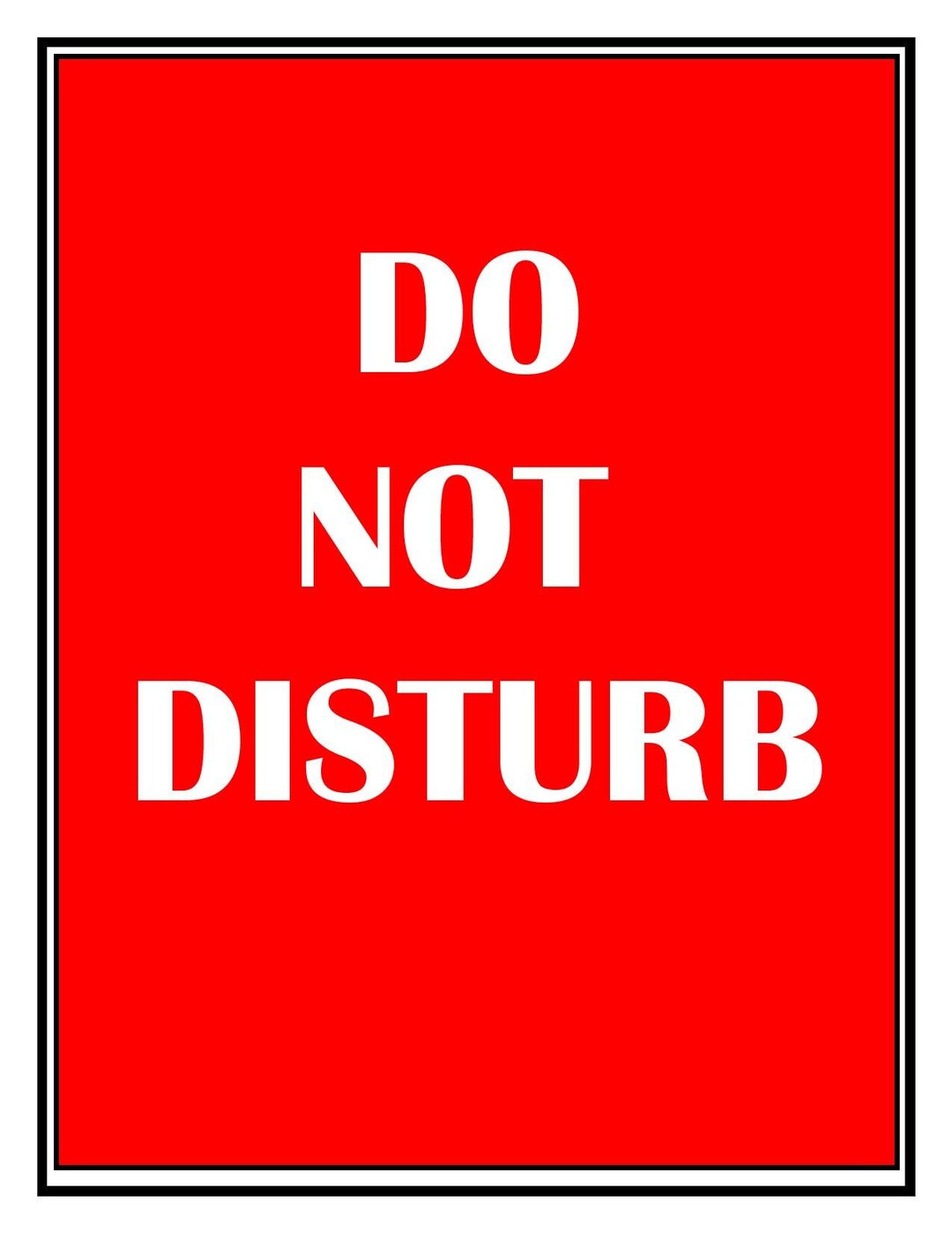 Do Not Disturb. Do Not Disturb Printable - Etsy