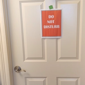 Do Not Disturb. Do Not Disturb Printable - Etsy