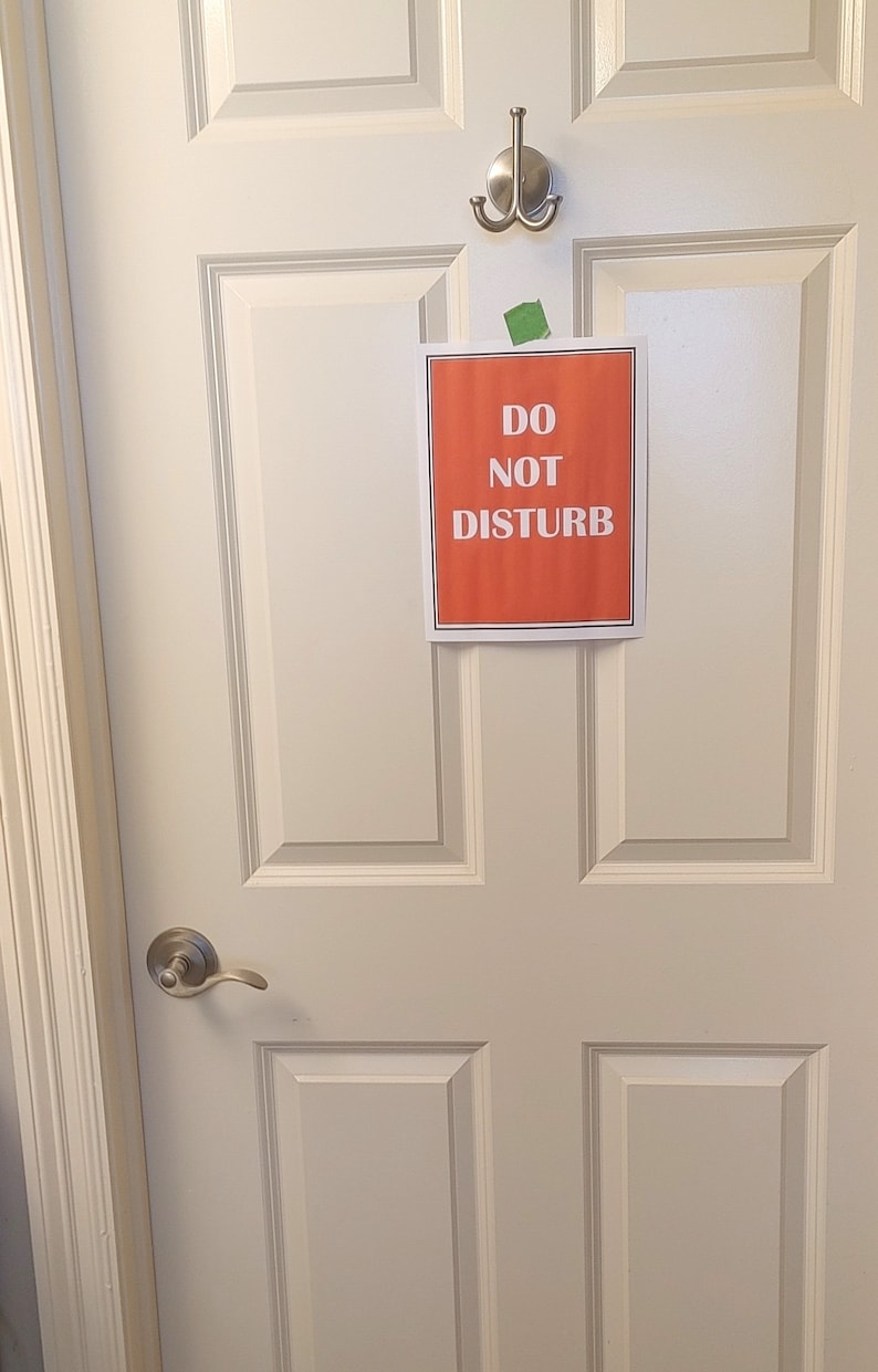 Do Not Disturb. Do Not Disturb Printable - Etsy