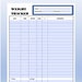 Weight Tracker. Weight Chart. Weight Log. - Etsy Canada