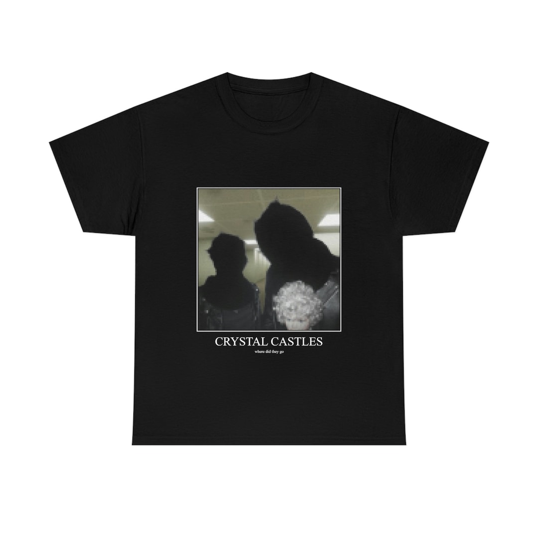 Crystal Castles Fleece Demotivational Edgy Emo Y2K Tee | Punk Goth ...