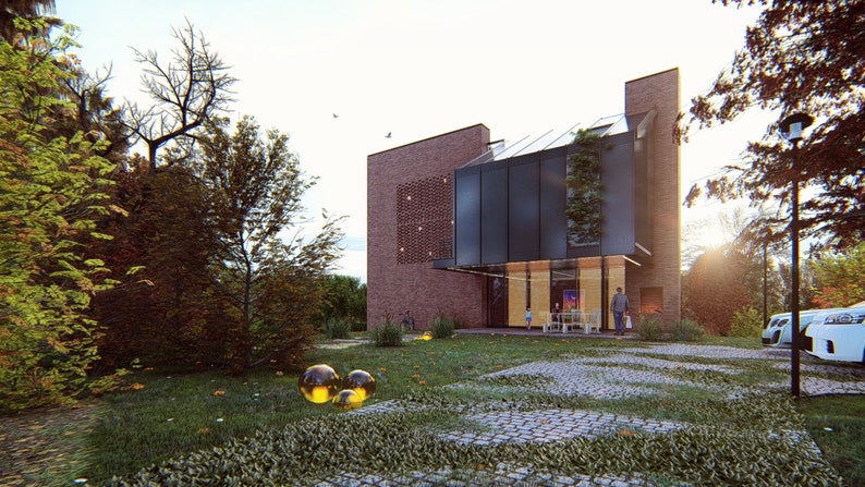 3D Exterior Design - Architectural Visualization - 3D Rendering ...