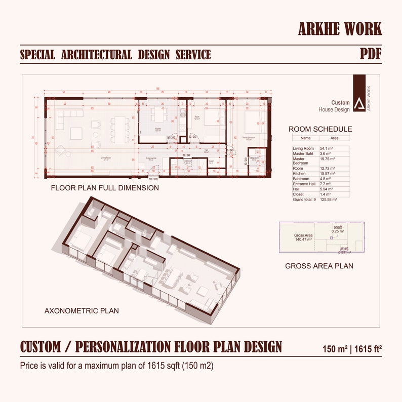 Special Architectural Design Service Custom House Floor Plan Design Digital Plan Custom 2D and ...