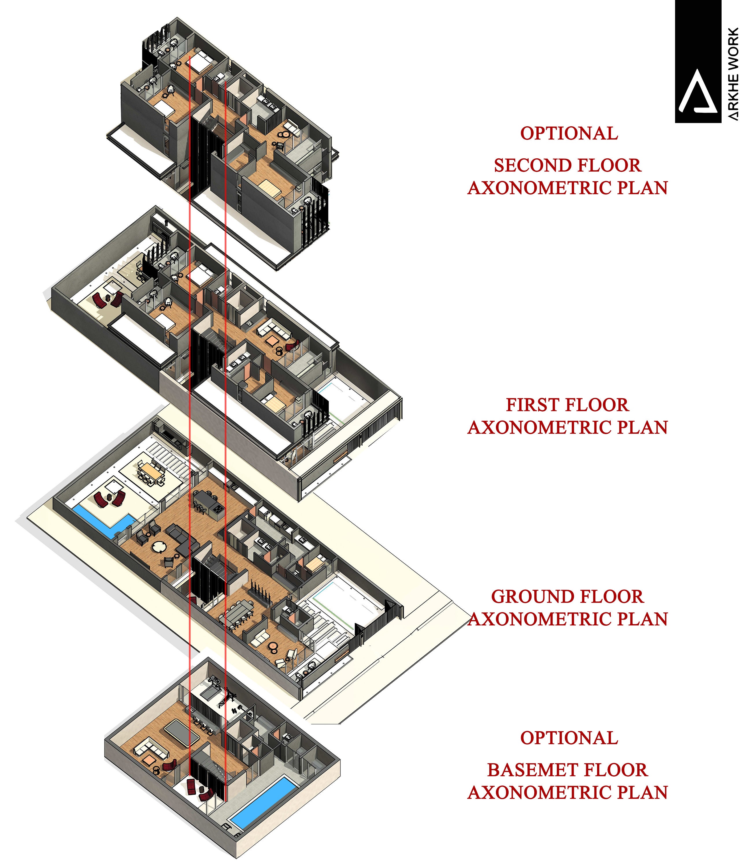 Arabia Modern Luxury House Plan ,contemporary House With Two Entry ...