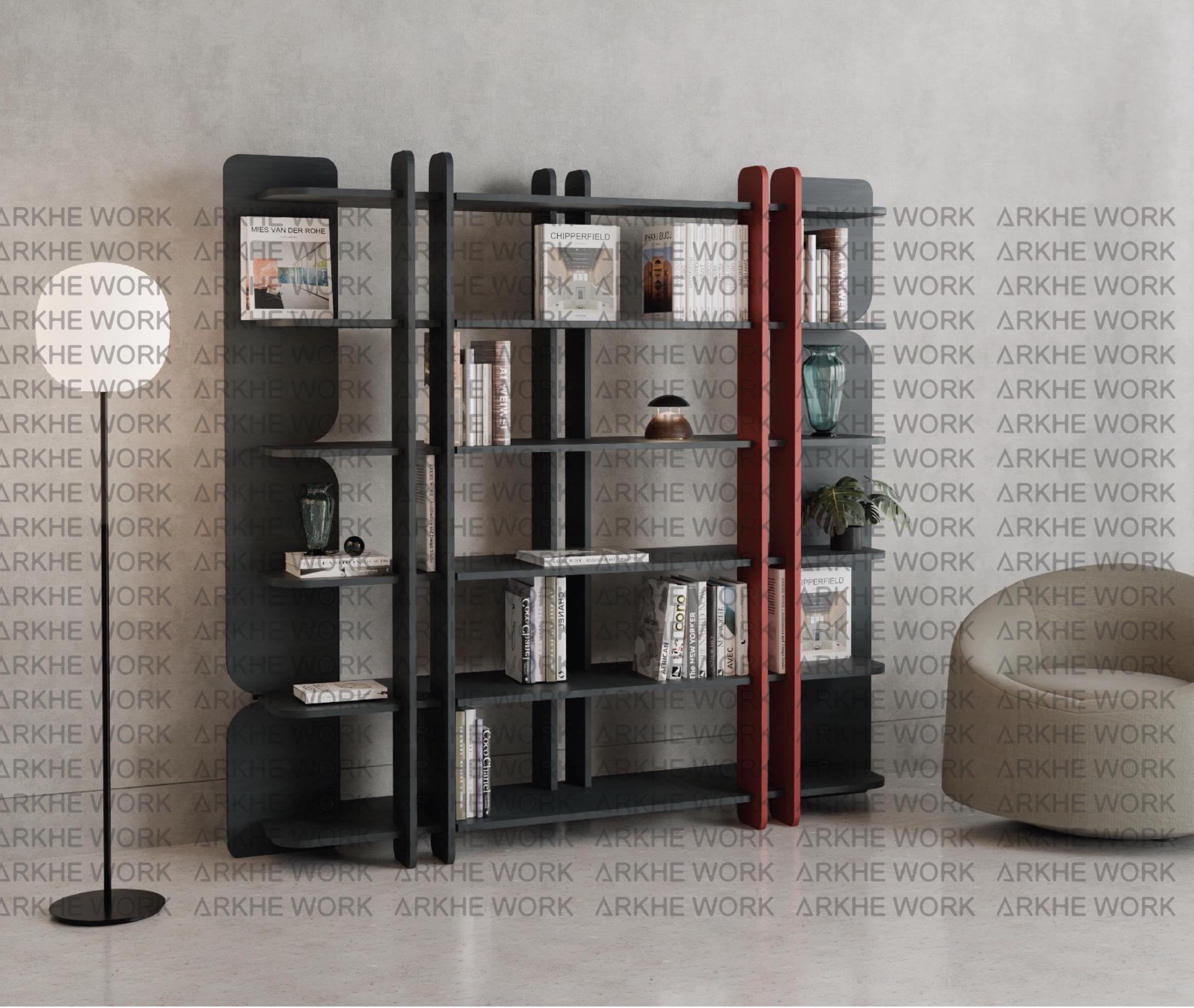 Modern Shelf CNC Cutting Files | Mid-century Shelf | DIY Bookshelf ...