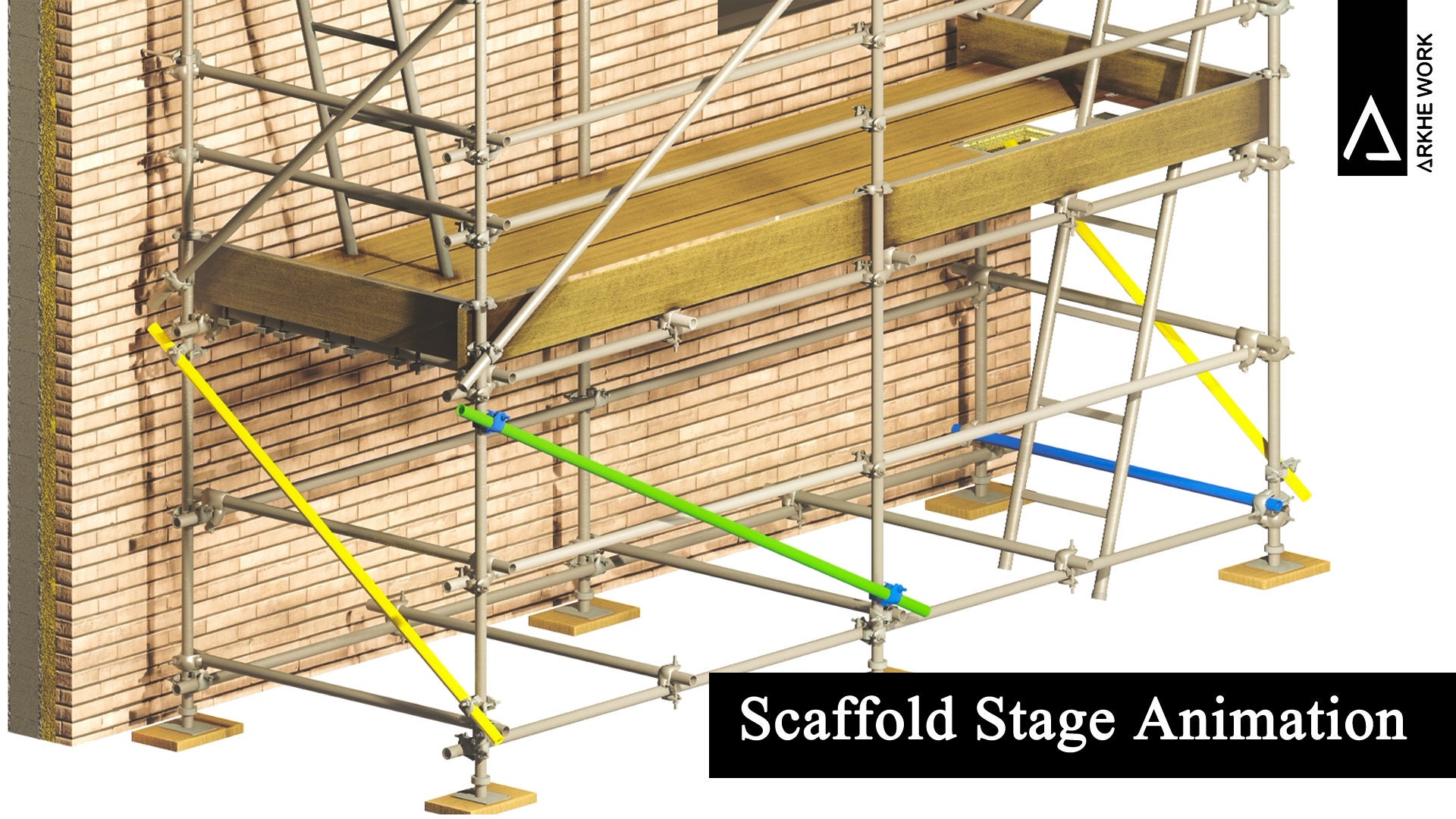 Custom 3D Construction Animation | Architectural Construction Phase ...