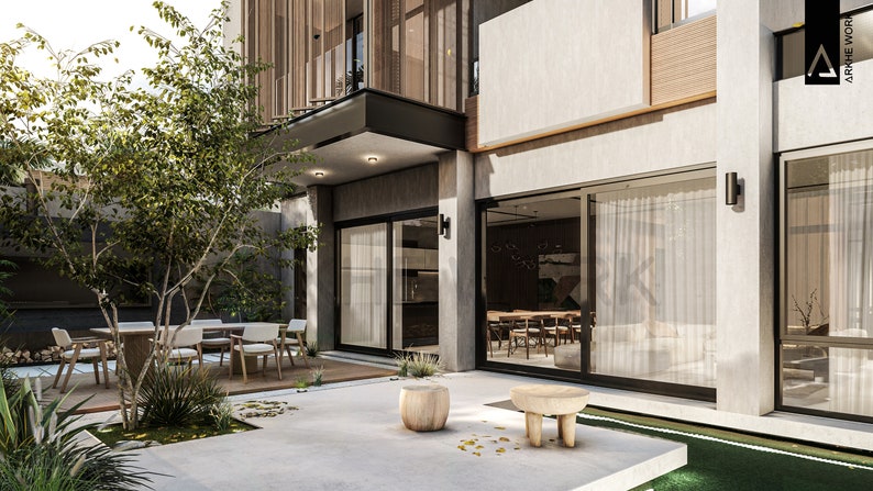 3D Exterior Design - Architectural Visualization - 3D Rendering ...