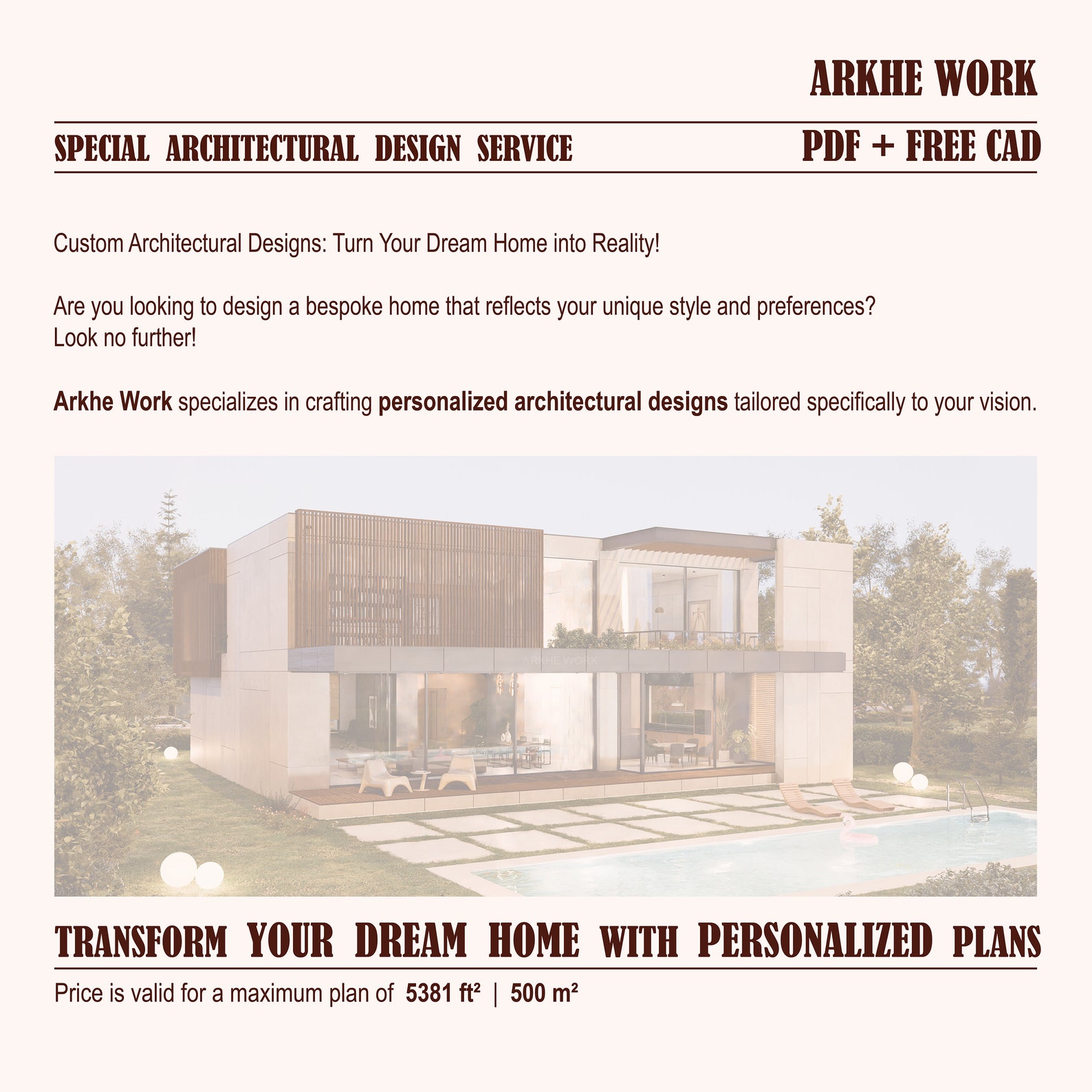 Special Architectural Design Service |custom Architectural Designs ...