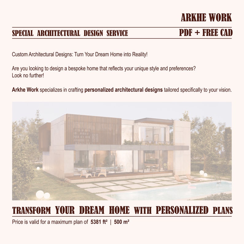 Special Architectural Design Service |custom Architectural Designs: Transform Your Dream Home ...