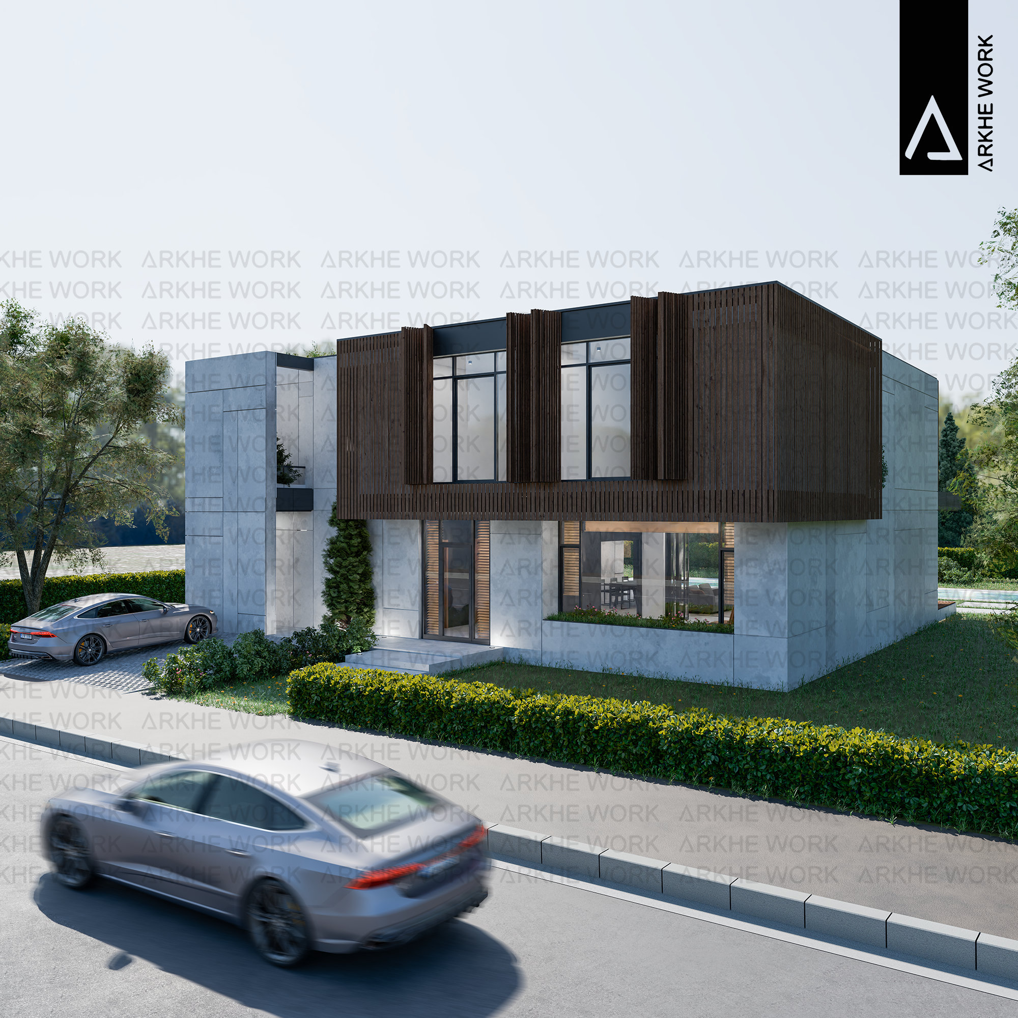 3D Exterior Design - Architectural Visualization - 3D Rendering ...