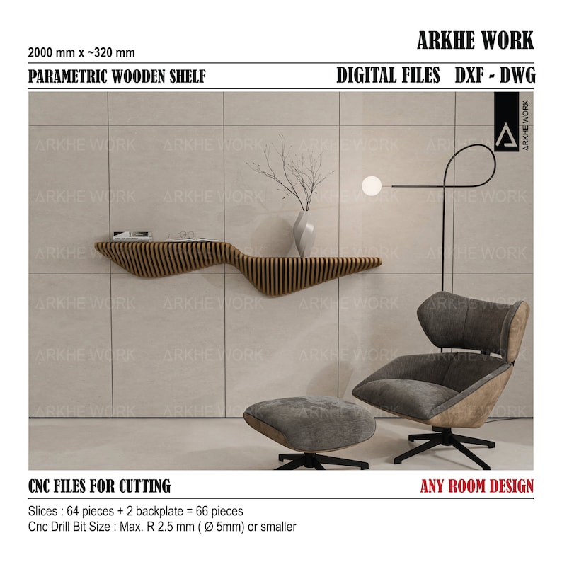 Parametric Wooden Shelf / TV Unit | Modern Furniture CNC Wood Cutting ...