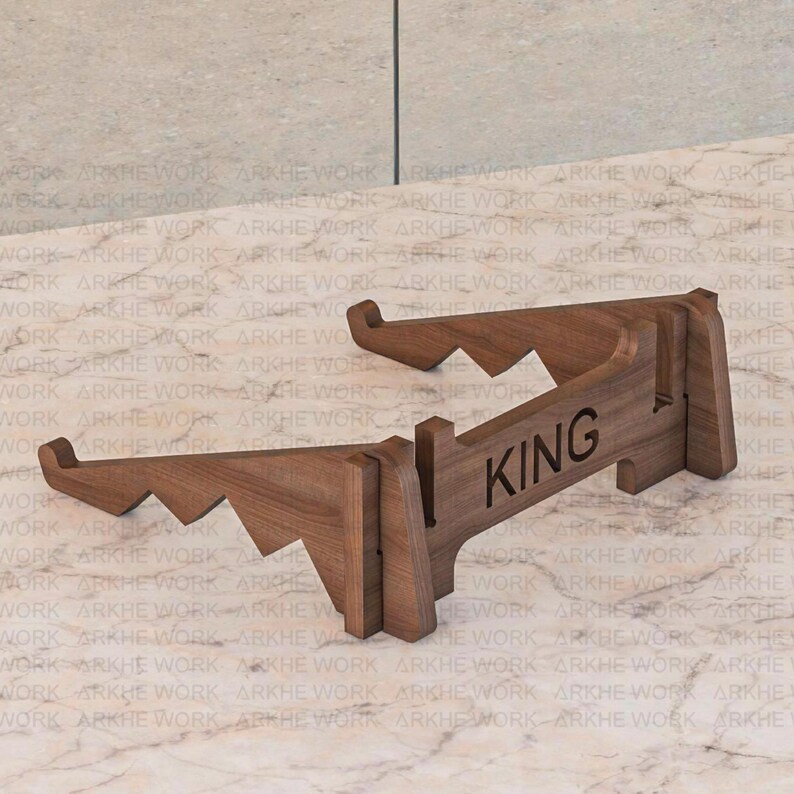 Wooden Laptop Stand - Ergonomic Laptop Riser Scandinavian Desk Stand ...