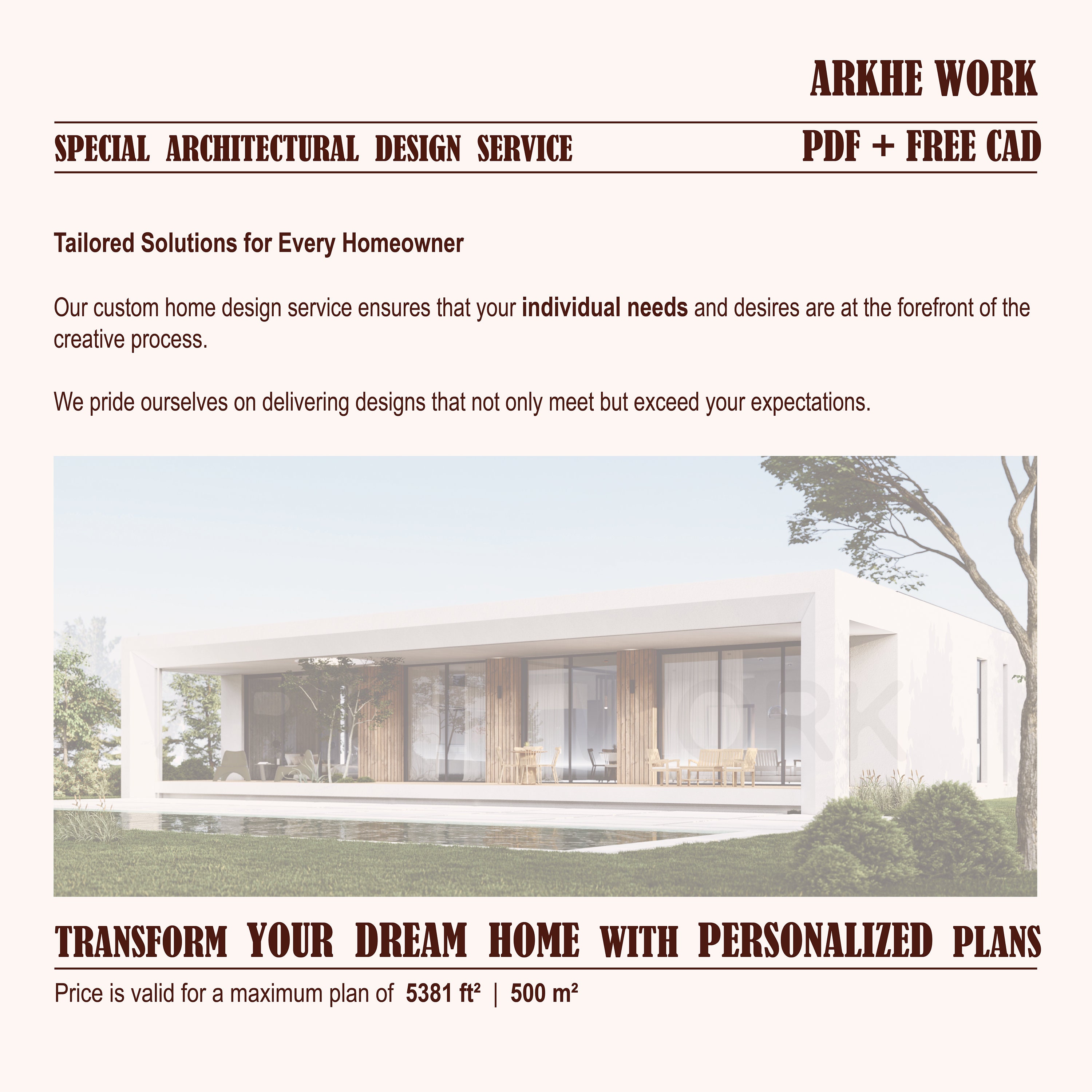 Special Architectural Design Service |custom Architectural Designs ...