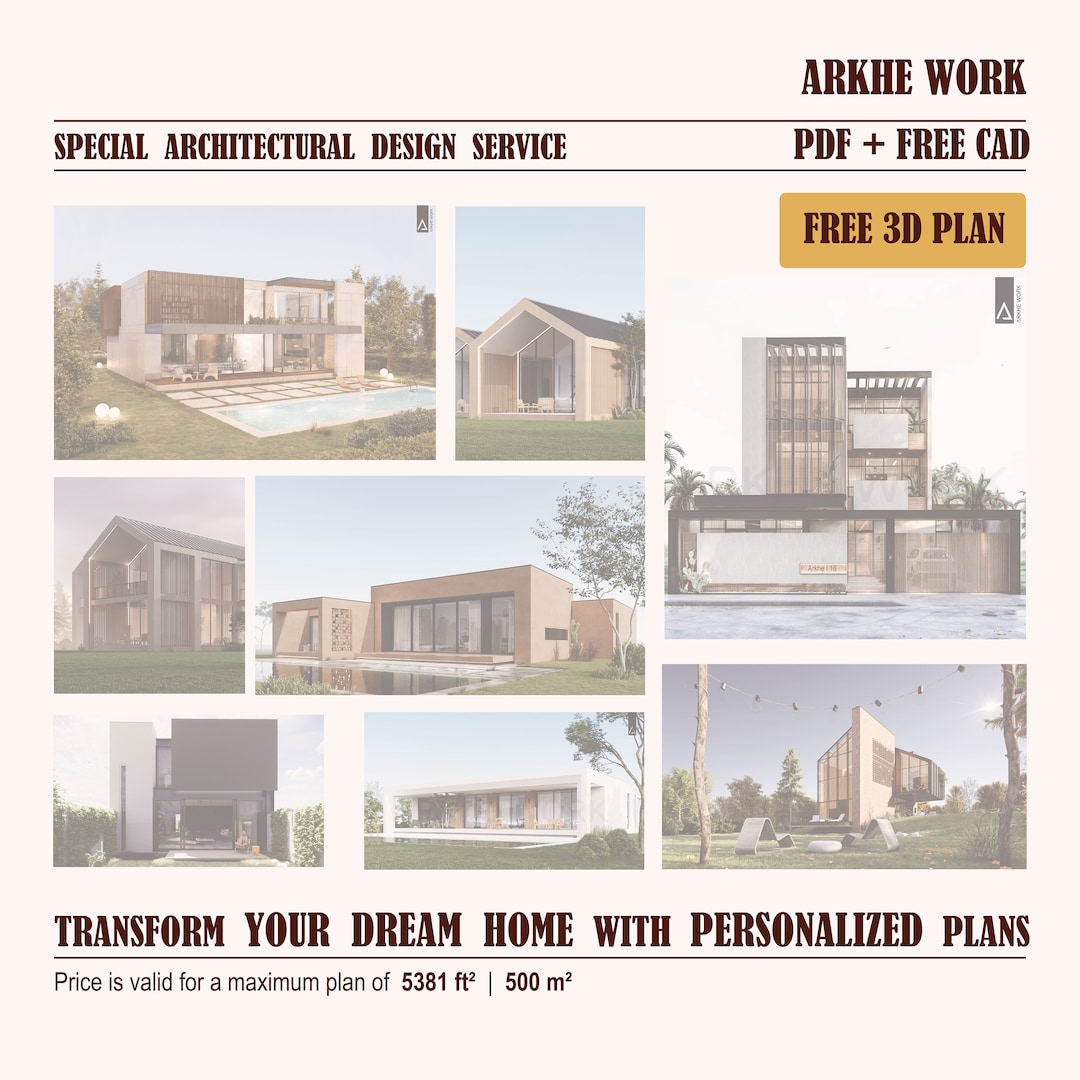 Special Architectural Design Service |custom Architectural Designs ...