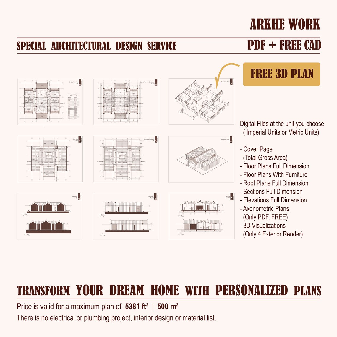 Special Architectural Design Service |custom Architectural Designs ...