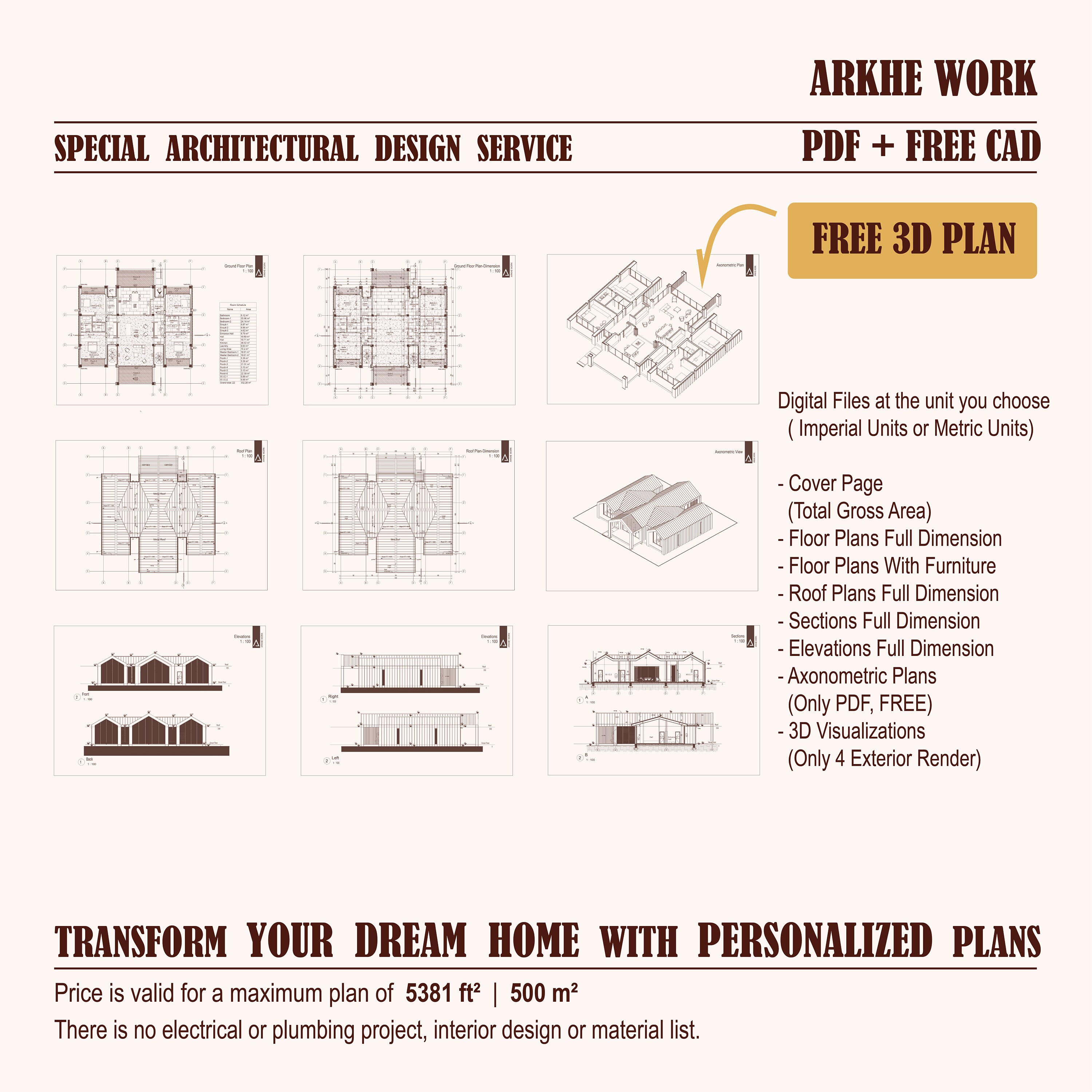 Special Architectural Design Service |custom Architectural Designs ...