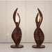 Parametric Floor Lamp Base CNC Cut Ready | Wavy Wooden Lamp | Wooden ...