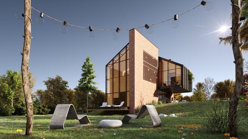 3D Exterior Design - Architectural Visualization - 3D Rendering ...